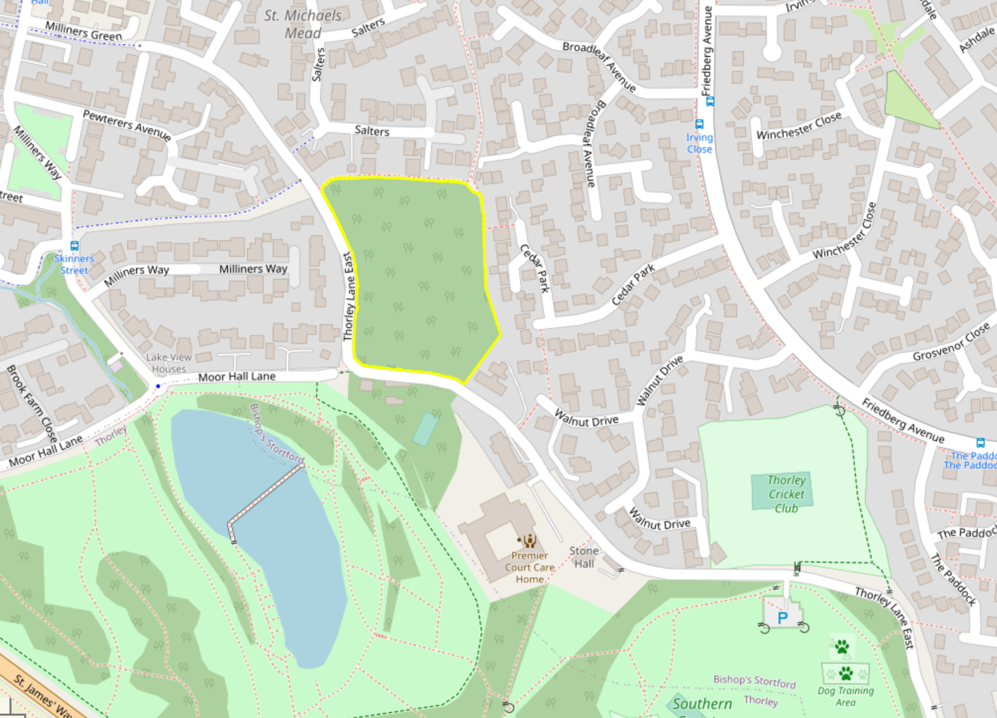 About - Thorley Lane East Woods